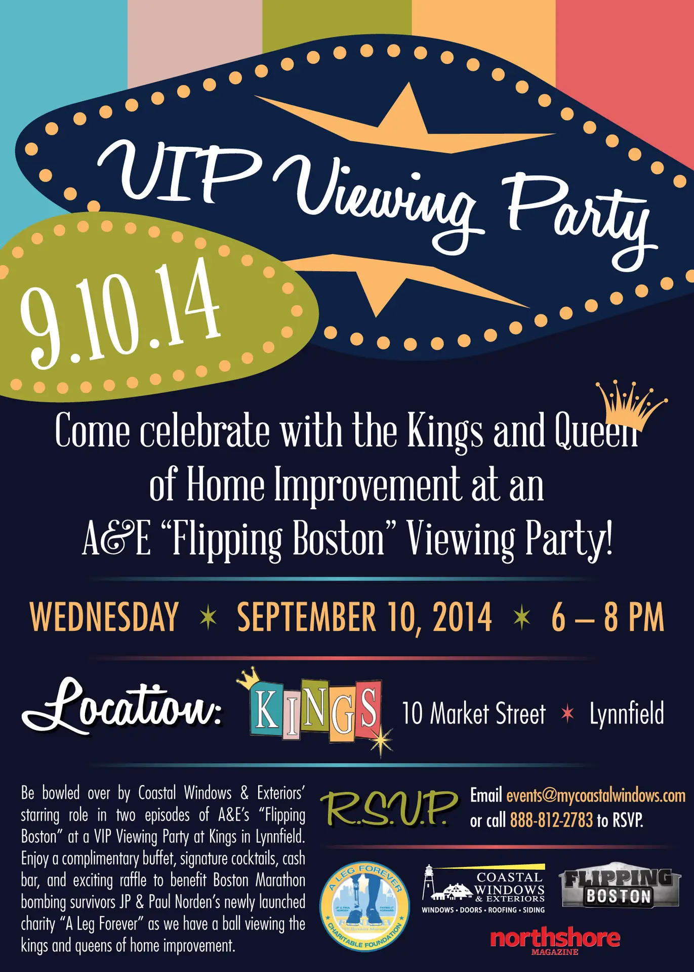 Flipping Boston VIP Viewing Party with Coastal Windows